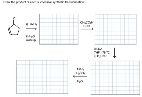 Draw The Product Of Each Successive Synthetic