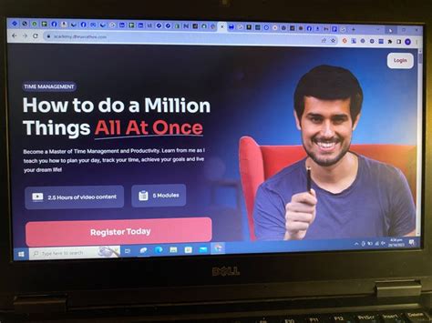 i just finished dhruv rathee s time management video course aniqa tahir