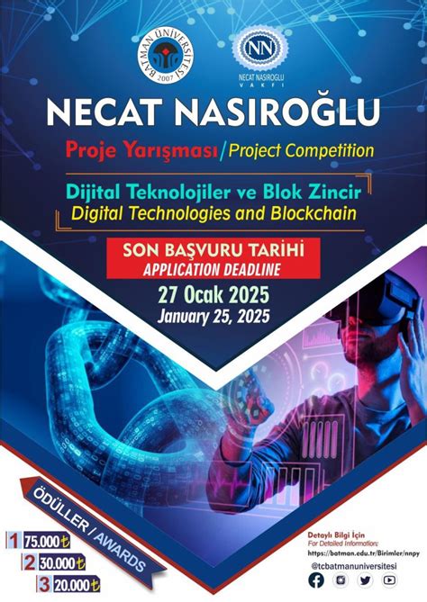Necat Nasıroğlu Ödüllü Proje Yarışmasında Başvurular Başlıyor