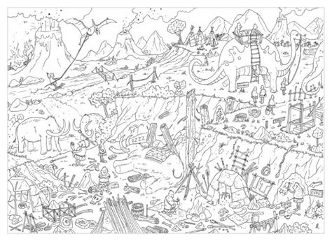 컬러링 도안 성인을 위한 건축 및 생활 복잡한 색칠공부 네이버 블로그