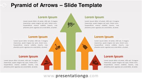 Pyramid Arrows For Powerpoint And Google Slides Pyramids Google Slides Powerpoint Icon