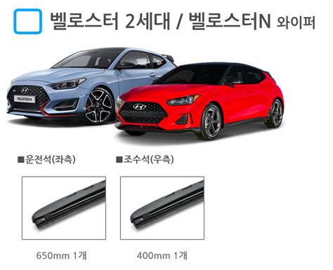 크린몬 발수코팅 실리콘 와이퍼 2세대 벨로스터 Js N 크린몬 발수코팅 실리콘 와이퍼 2세대 벨로스터 Js N