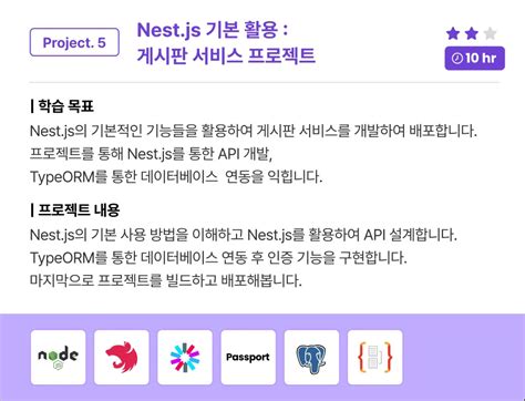 10개 프로젝트로 끝내는 node js의 모든 것 express and nest js 초격차 패키지 online 패스트캠퍼스