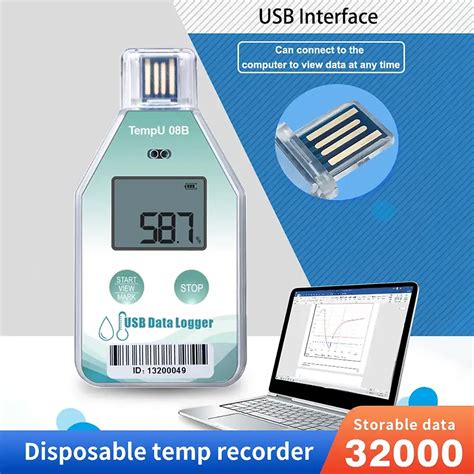 High Precision Usb Temperature And Humidity Data Logger Single Use