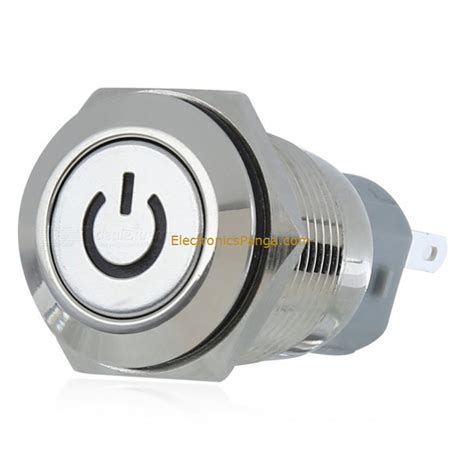 16mm Led Light Stainless Steel Push Button Switch Star International