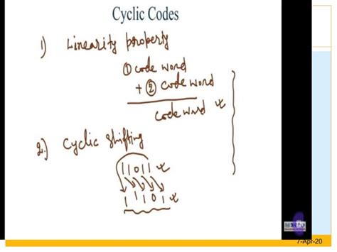 presentation on cyclic codes pptx science