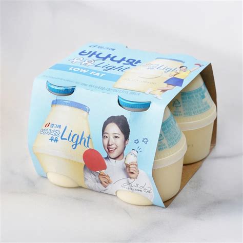 빙그레 바나나맛 우유 라이트 저지방 메가마트몰