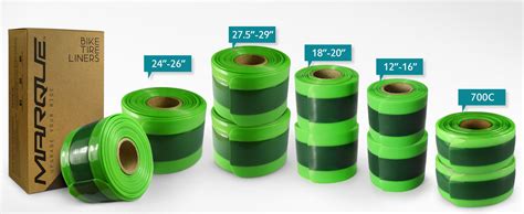Amazon.com : MARQUE Bike Tire Liner - Help Prevent Flats and Punctures, Protects Inner Tire Tube ...