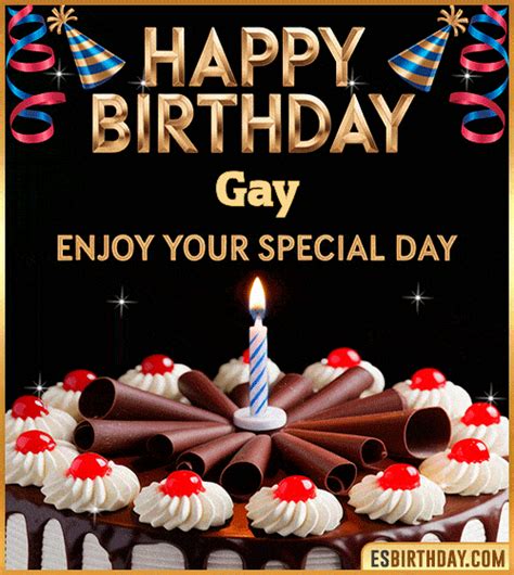 Happy Birthday Gay  🎂 Animated Images Wishes And Music 【27 S】