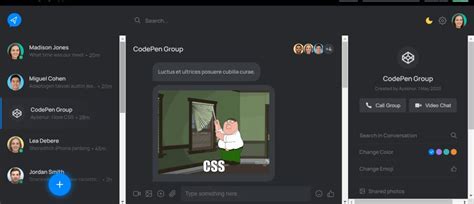 Messaging App Clone With Htmlcss And Javascript Code