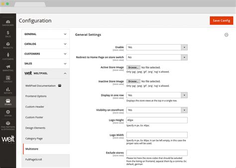 Magento 2 Multi Store Extension Multi Brand Store Weltpixel