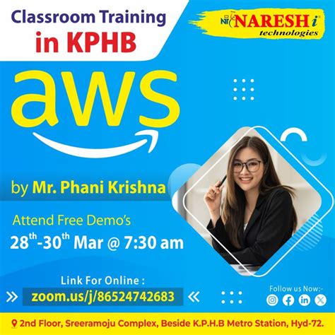 get a free demo on aws by mr phani krishna pavan kumar posted on the