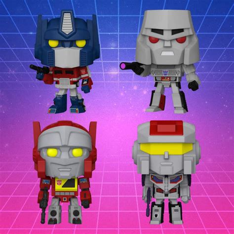 Jual Funko Pop Transformers Gen 1 Optimus Prime Megatron Blaster