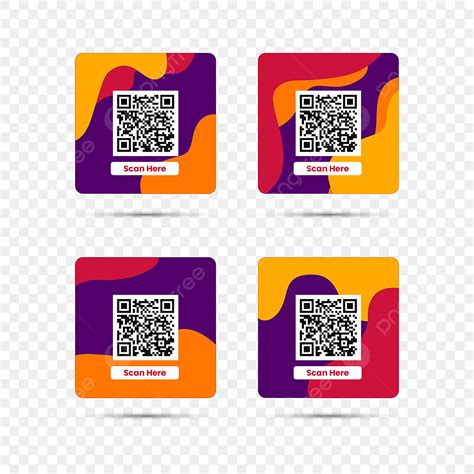 Qr Code Design Vector PNG Images Full Color Qr Code Label For Your Design Qr Code Label Code