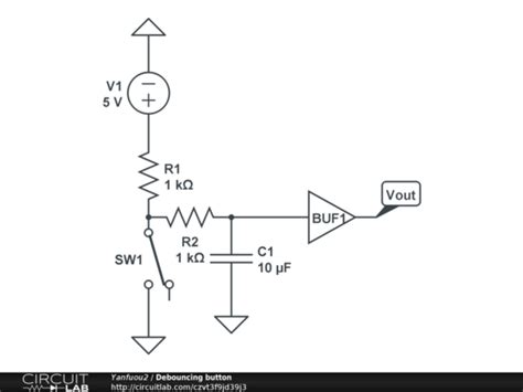 Debouncing Button Circuitlab