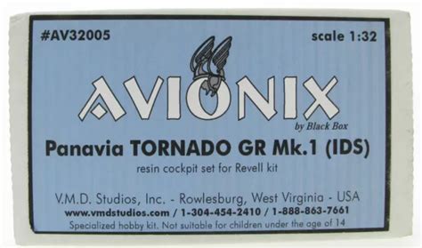Avionix Panavia Tornado Gr Mk 1 Ids Set Cockpit In Resina Per Kit Revell 1 32 Eur 39 90