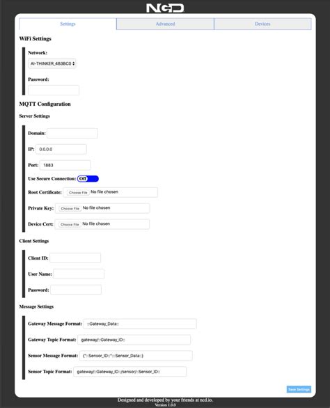 MQTT Gateway Wi Fi Micro Gateway For MQTT NCD Store