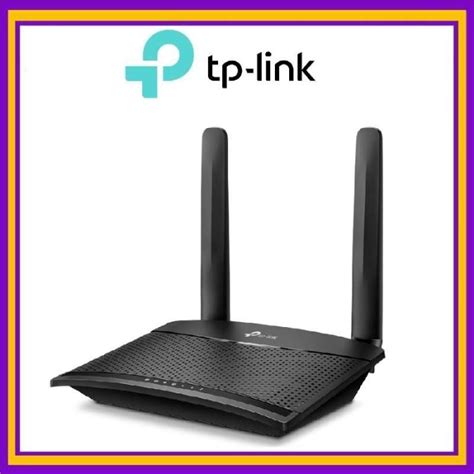 Jual Tp Link Tl Mr Mbps Wireless N G Lte Router Hitam Di
