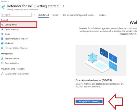 Deploy Defender For Iot Ot Network Sensor