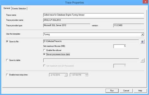 getting started with database engine tuning advisor in sql server