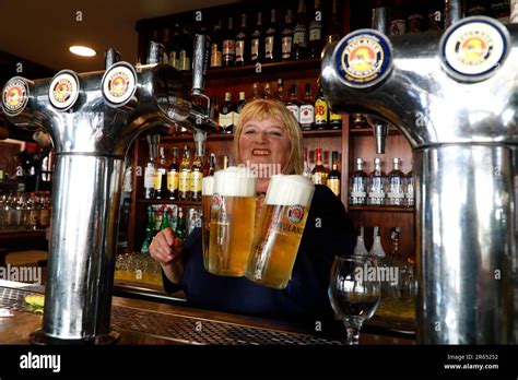 Palma Spain Th June Gerlinde Weininger Owner Of The Cult Pub M Nchner Kindl