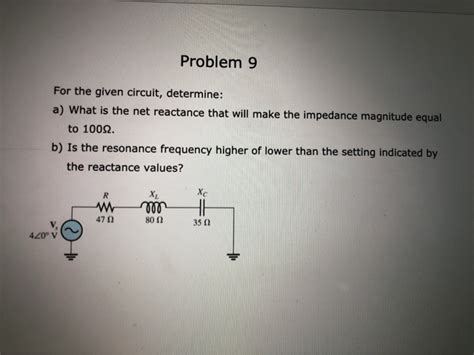 Solved Problem For The Given Circuit Determine A What Chegg