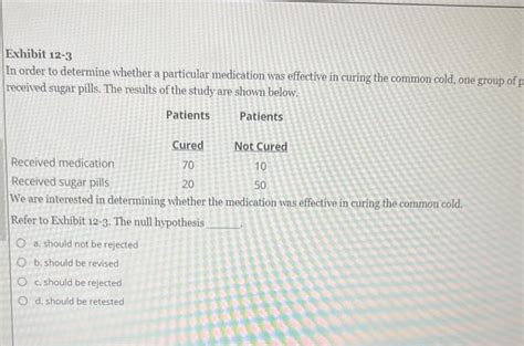 Solved Exhibit 12 3 In Order To Determine Whether A