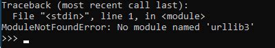 Modulenotfounderror No Module Named Urllib Solved