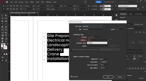 Solved Bullet Numbering Does Not Make Numbers Just Dots Adobe Community 13888322