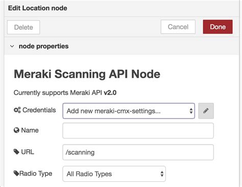 Scanning API with Node-RED Node - Developer Hub – Homepage - Cisco ...