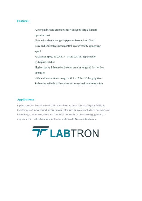 PPT Pipette Controller PowerPoint Presentation Free Download ID