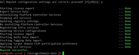Repointing Embedded Vcenter Server To Join Existing Sso Domain For