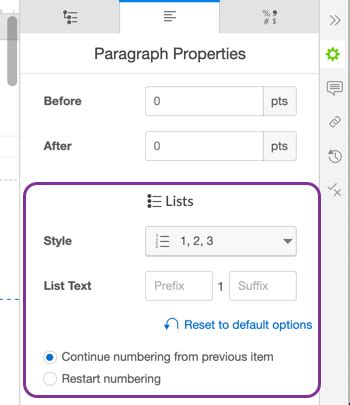 Create And Edit Lists Support Center