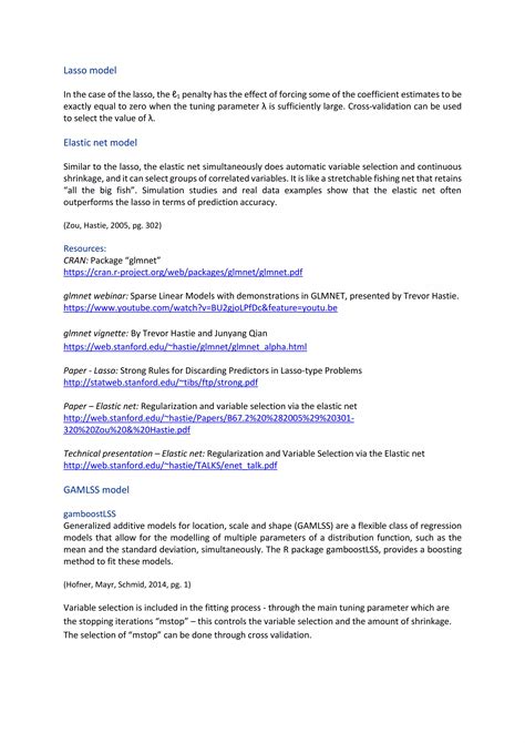 Variable Selection For Classification And Regression Using R Pdf