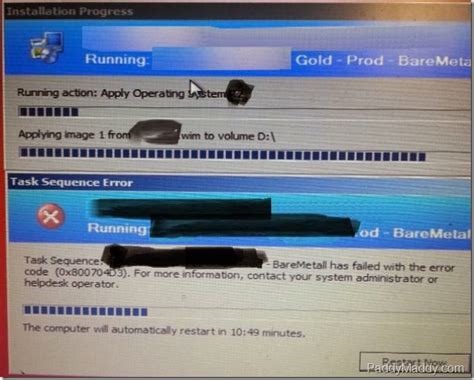 Running Apply Operating System” Is Failing With Error Code 0x80070241 Paddy Maddy