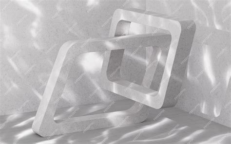premium photo abstract rhombus shape structure 3d rendering