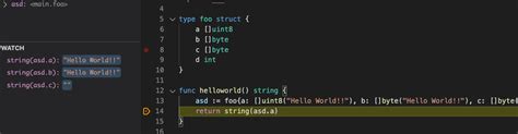 Debug Display Byteuint8rune Slices As Strings For Readability