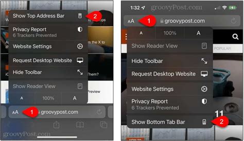 How To Move Safari Search Bar Back To The Top On IPhone