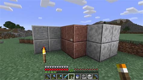 How To Make Polished Granite Diorite And Andesite Guide Minecraft Youtube