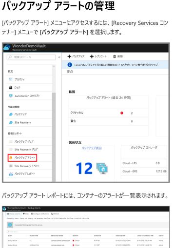 Azure Recovery Services コンテナーとサーバーを管理する Azure Backup Microsoft Learn