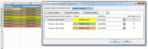 Come Usare La Formattazione Condizionale Di Excel Parte 5