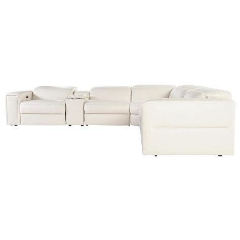 Trevor Leather Corner Sofa With 6pcs 3pwr El Dorado Furniture