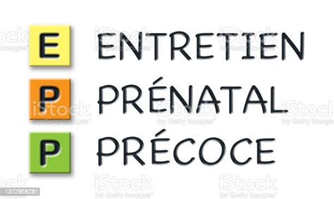 Inisial Epp Dalam Kubus 3d Berwarna Dengan Makna Dalam Bahasa Prancis