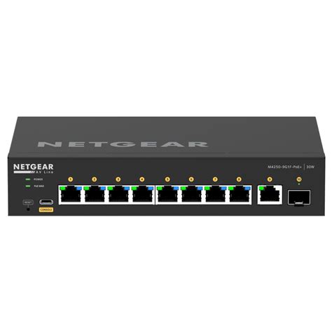 Netgear AV Port POE Switch GSM PD B B Blackwire