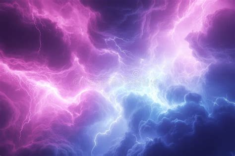 In A Minimalistic Setting Soft Glowing Electric Clouds Mingle In Pastel Colors Creating An