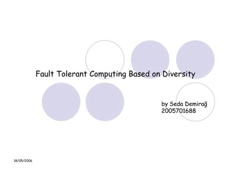 Ppt Fault Tolerant Computing Based On Diversity Powerpoint Presentation Id 4462769