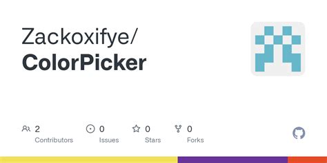 Github Zackoxifyecolorpicker