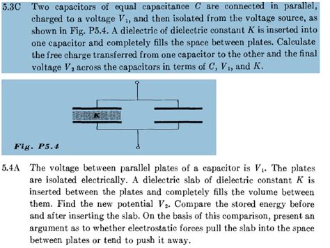 Solved 5 3C Two Capacitors Of Equal Capacitance C Are Chegg Com