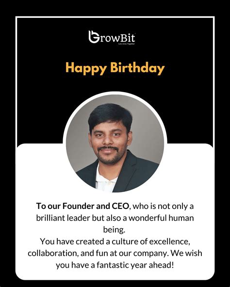 Growbit® On Linkedin Happybirthday Birthday