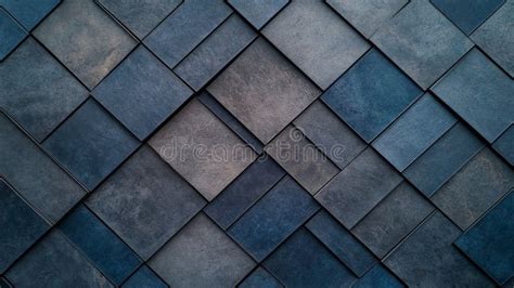 Abstract Textured Background Featuring Interlocking Geometric Shapes In Shades Of Blue And Gray